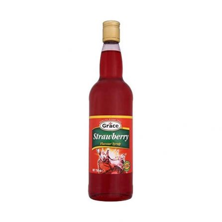 Grace Strawberry Flavour Syrup 1 Litre – Fresh & Exotic